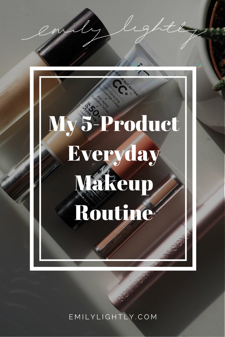 My 5-Product Everyday Makeup Routine - Emily Lightly