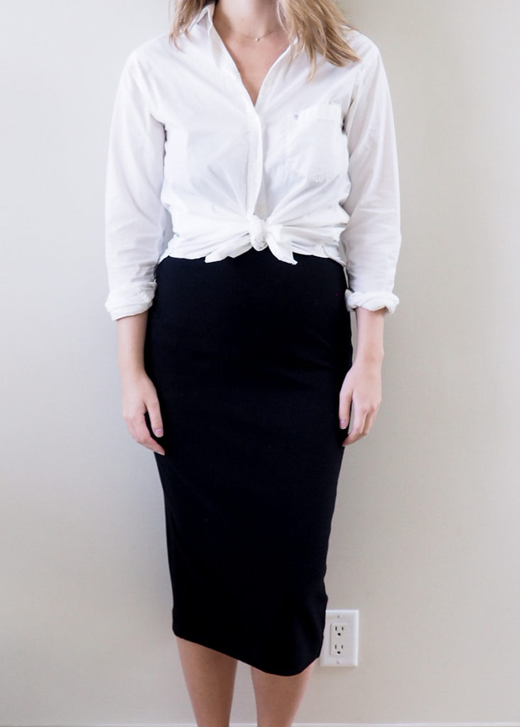 How to Style a Classic Button-Up Shirt (+ Outfit Ideas) - Emily Lightly