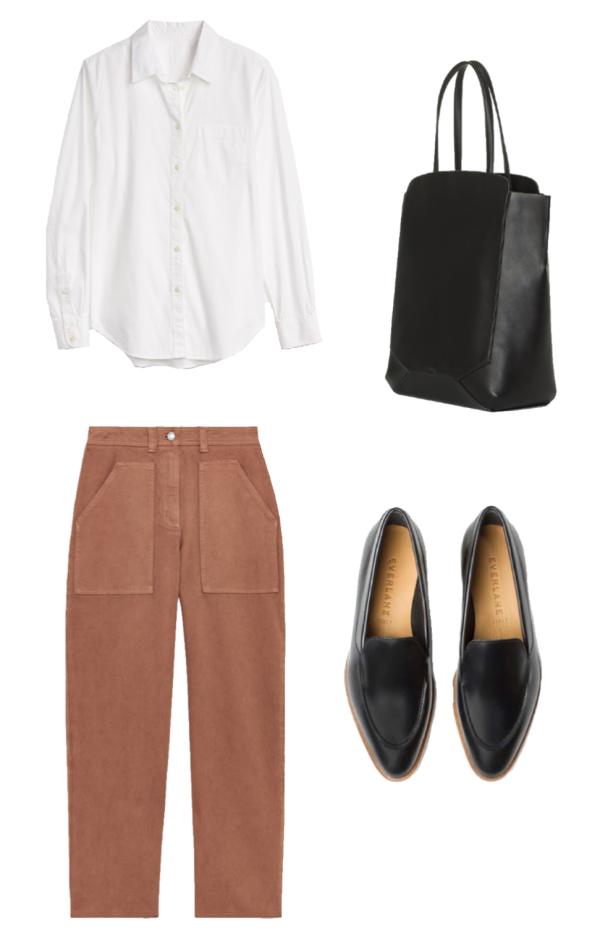 How to Style a Classic Button-Up Shirt (+ Outfit Ideas) - Emily Lightly