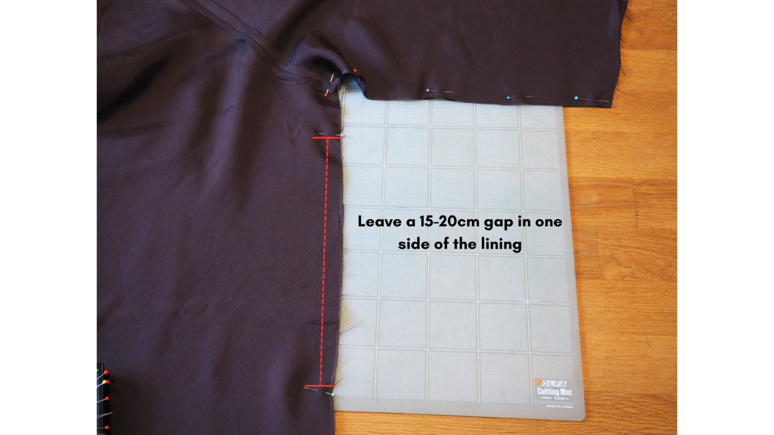 Adding a Lining to the Marzipan Maker's Coat - Emily Lightly